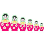 42 Matryoshka Dolls Embroidery - LelesDesigns