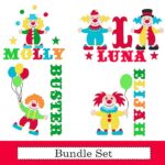 77 Clown Embroidery - LelesDesigns