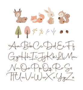 88 Forest Friend Embroidery - LelesDesigns