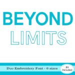 Beyond Limits Duo Embroidery - LelesDesigns